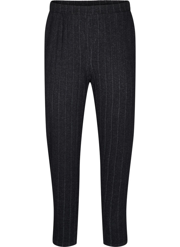 Lounge-byxa med fickor - Svart - Strl. 40-64 - Zizzi